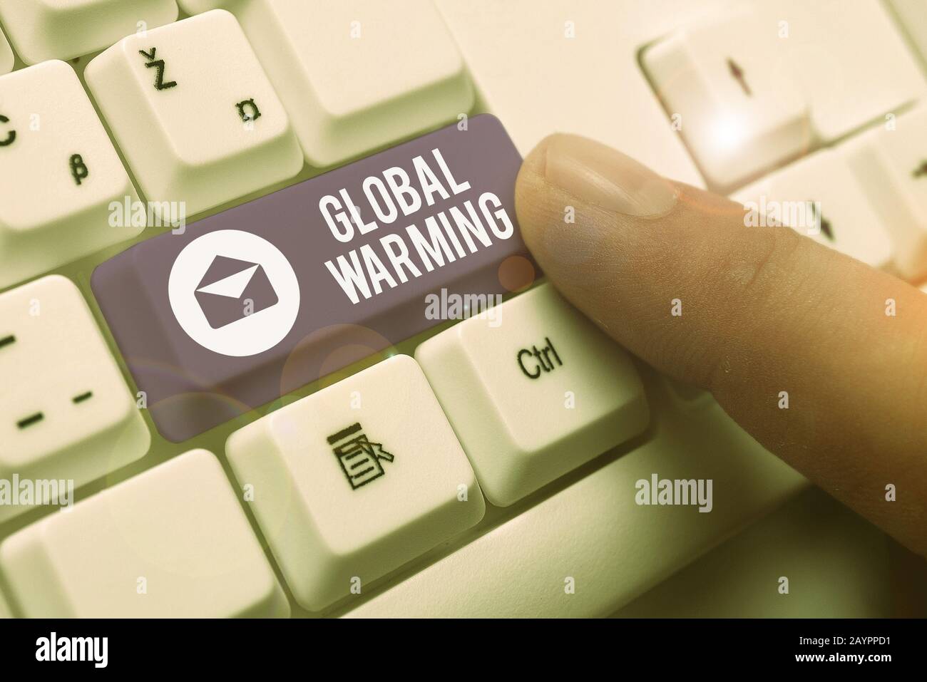Writing note showing Global Warming. Business concept for gradual ...
