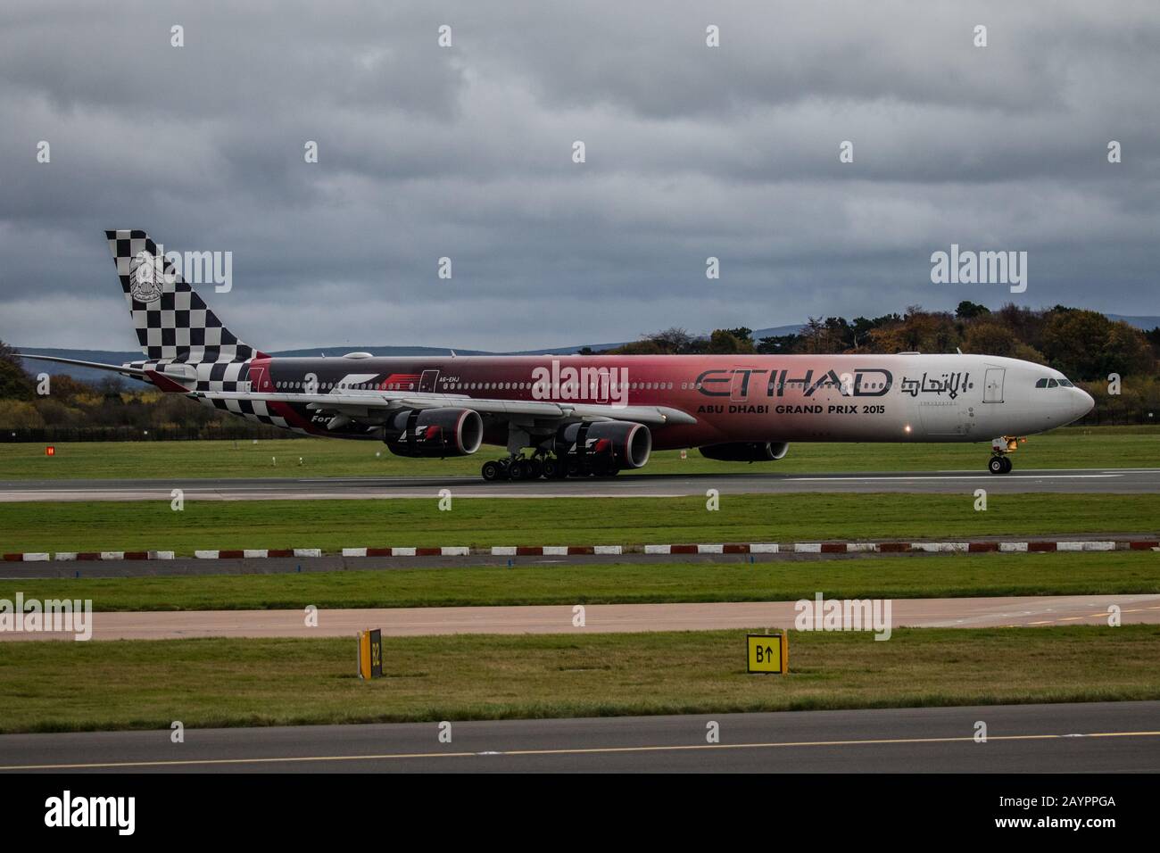 Etihad A6-EHJ Abu Dhabi F1 Stock Photo - Alamy