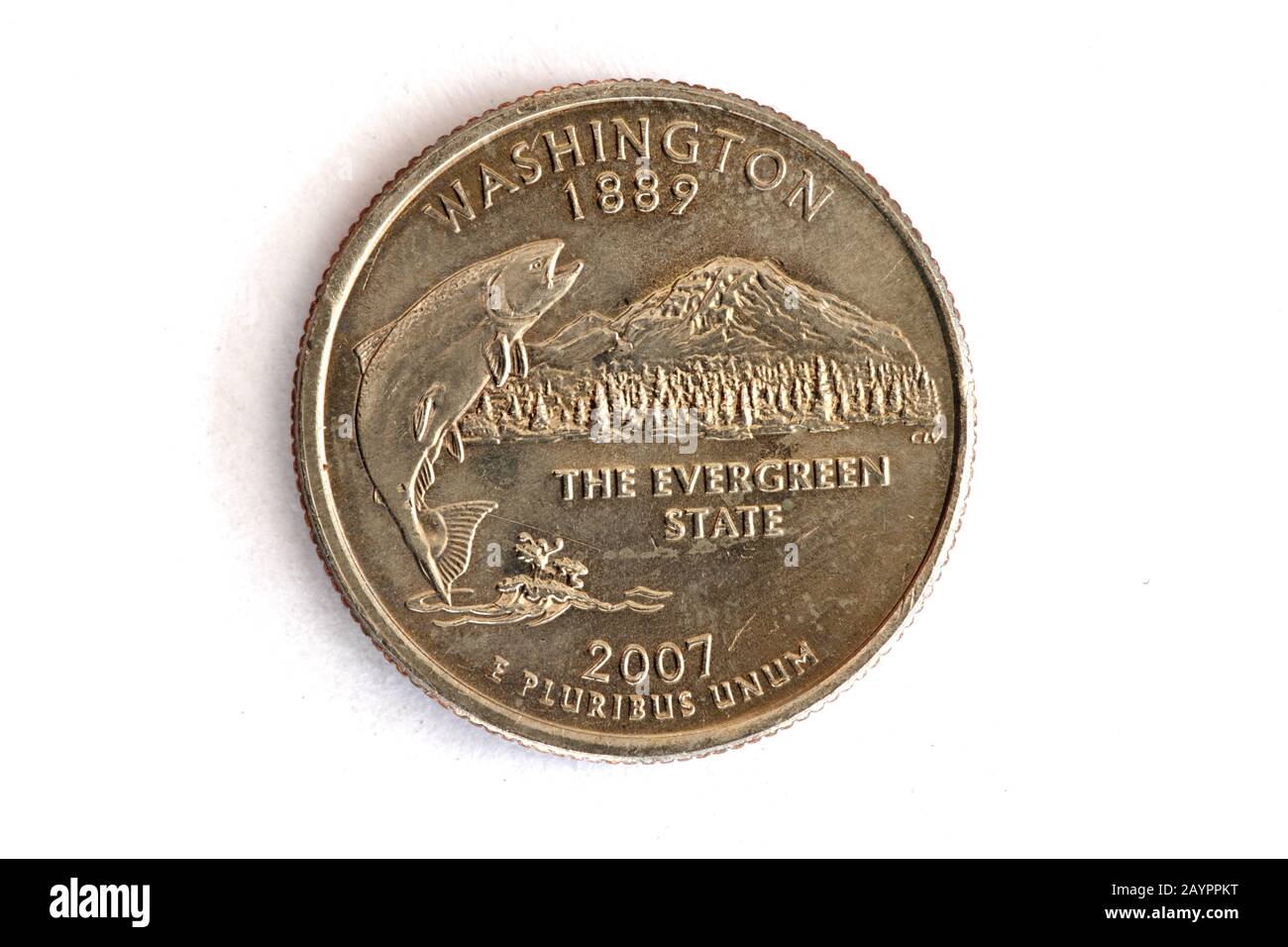 Washington State Quarter Stock Photo - Alamy