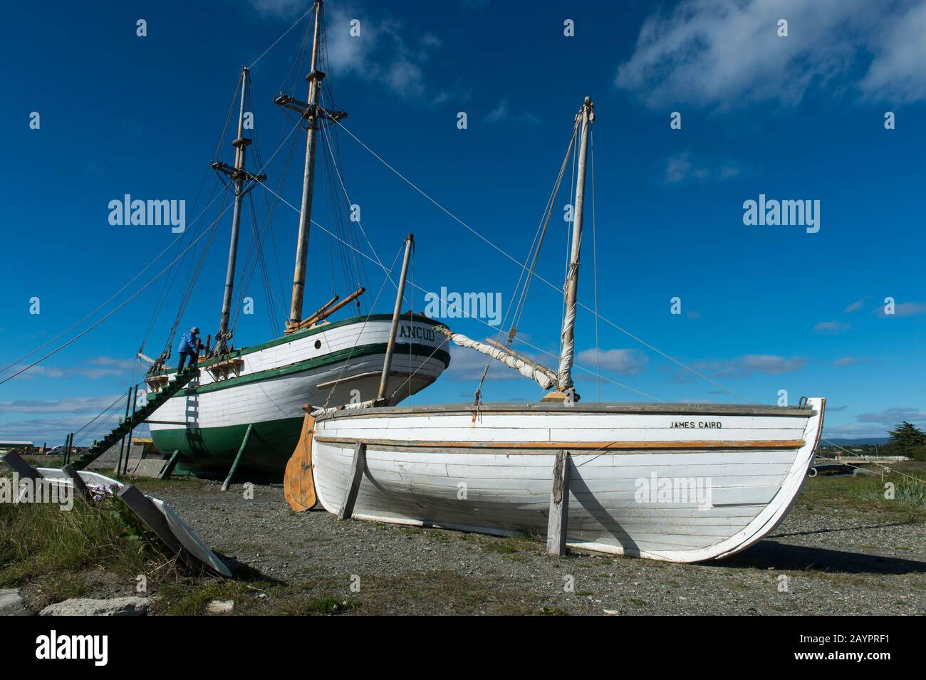 Replica of the James Caird, the lifeboat of the Endurance, Sir Ernest ...