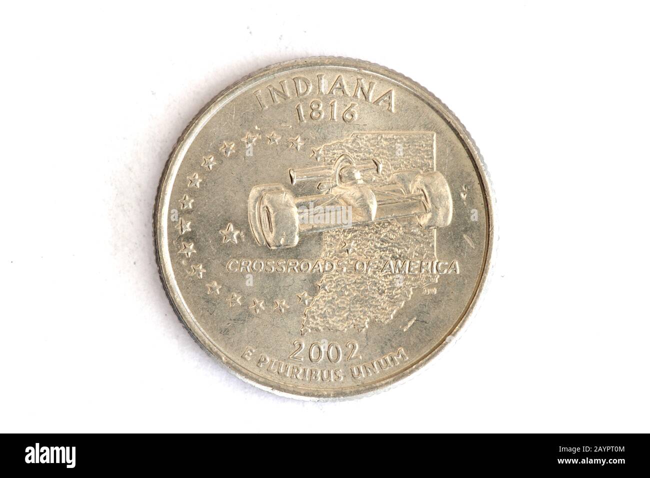 Indiana State Quarter Stock Photo - Alamy