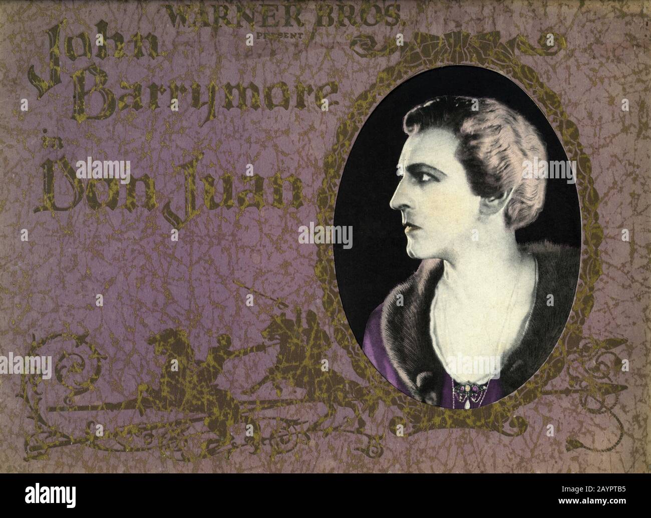 JOHN BARRYMORE as DON JUAN 1926 director ALAN CROSLAND screenplay Bess ...