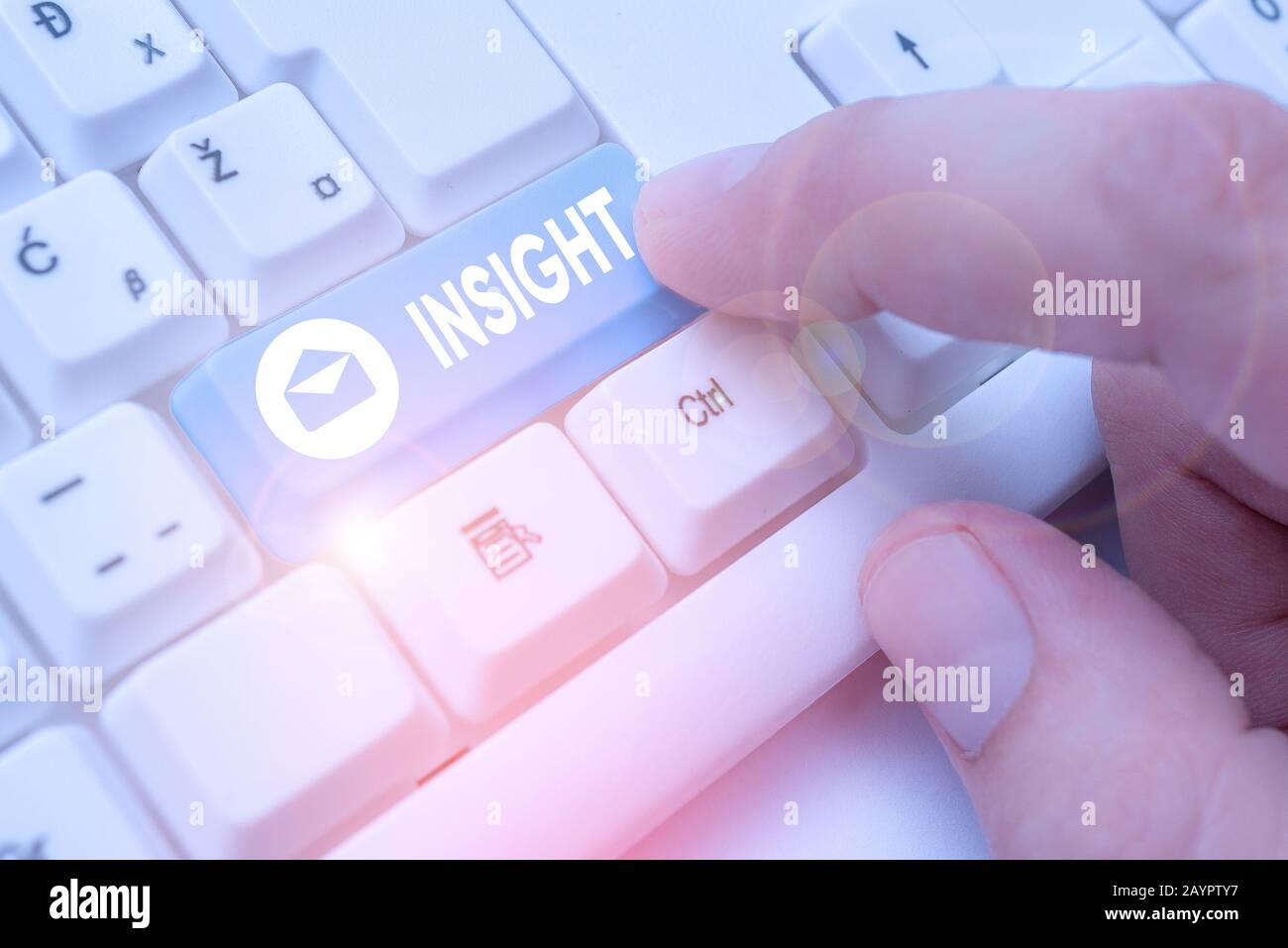 Handwriting text writing Insight. Conceptual photo Capacity Gain ...