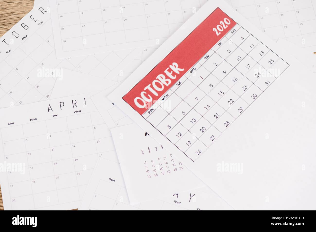 Table calendars hi-res stock photography and images - Alamy