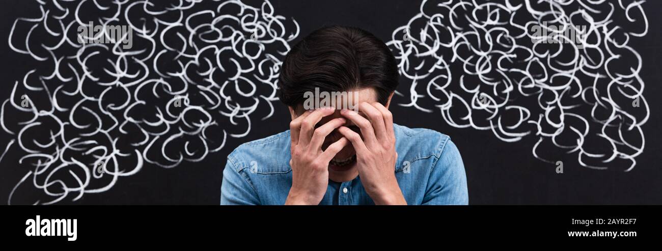 Frustrated man drawing hi-res stock photography and images - Alamy