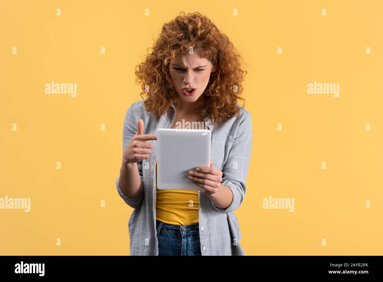 Aggressive girl hi-res stock photography and images - Alamy