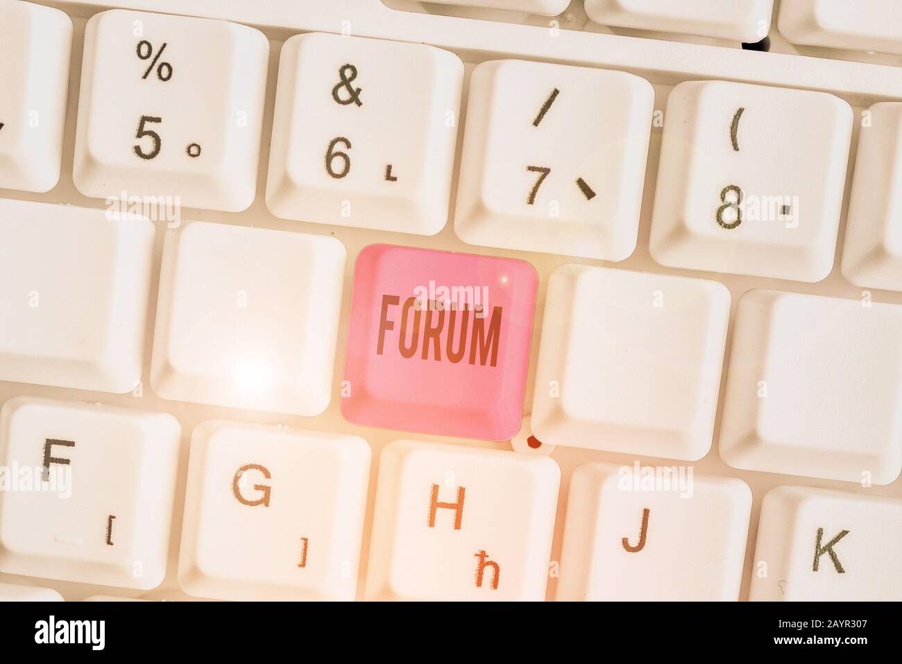Text sign showing Forum. Business photo showcasing the place or section ...