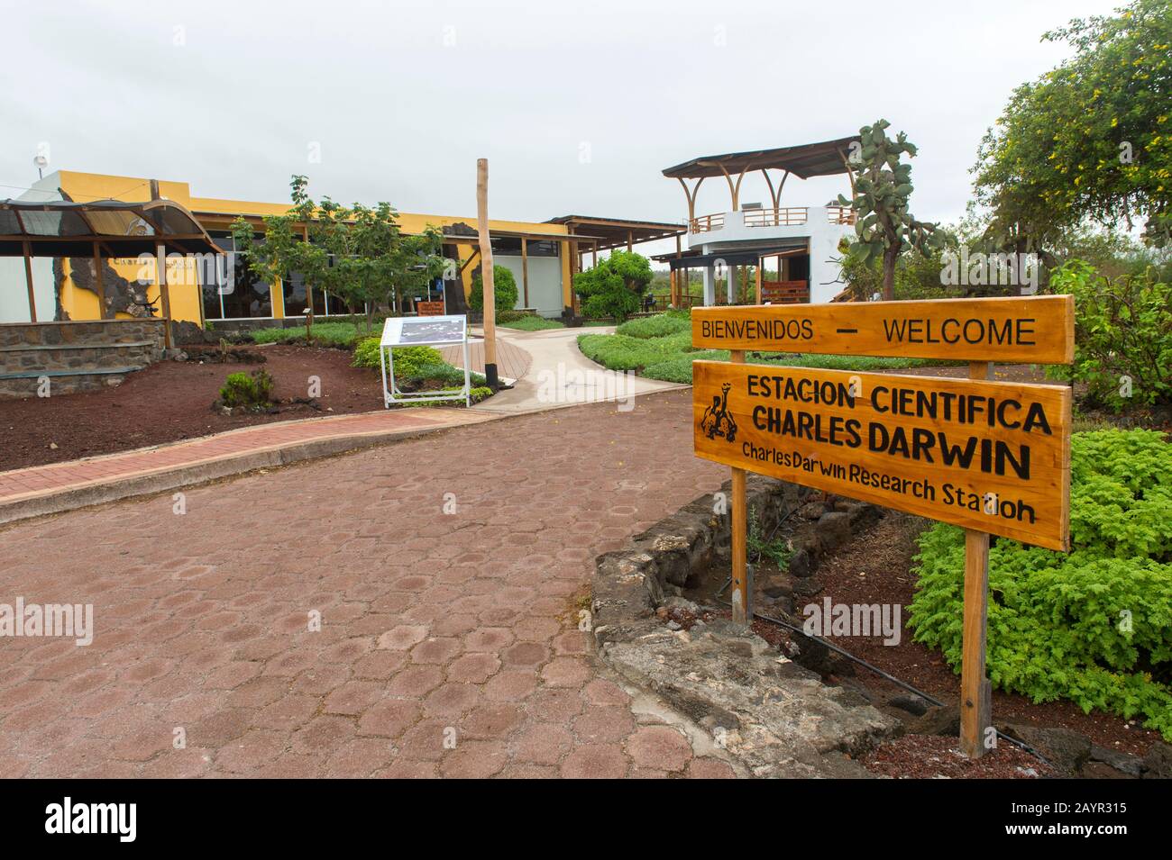 The Charles Darwin Research Station in Puerto Ayora on Santa Cruz ...