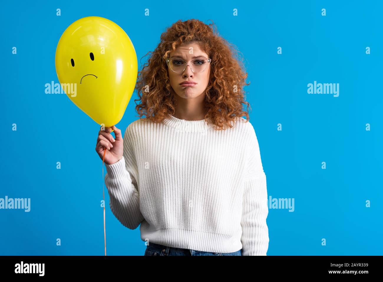 Sad balloon face hi-res stock photography and images - Alamy