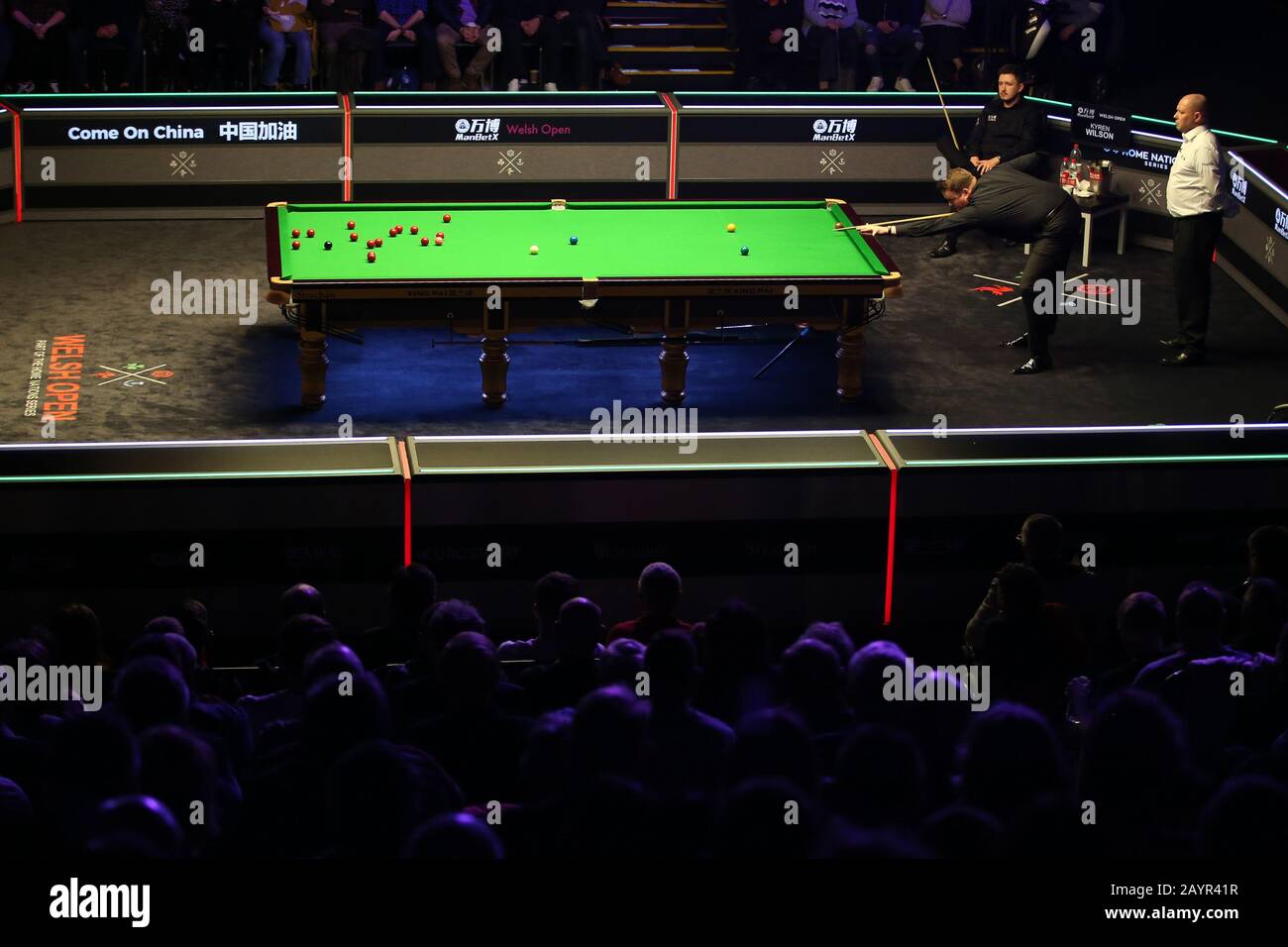 Cardiff, UK. 16th Feb, 2020. Shaun Murphy of England during the final ...