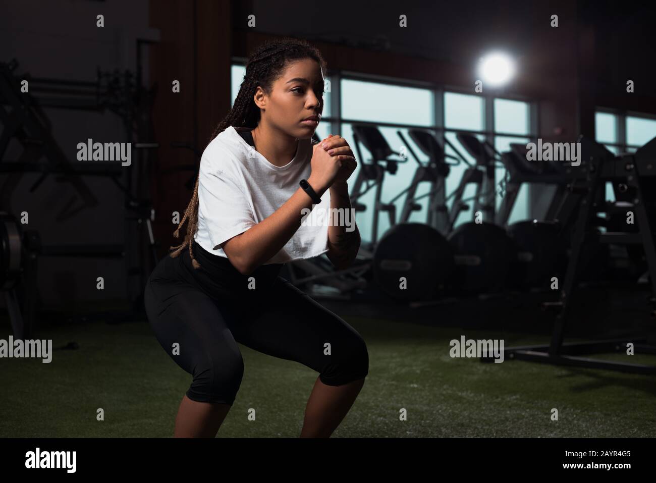 African american woman clenching hi-res stock photography and images ...