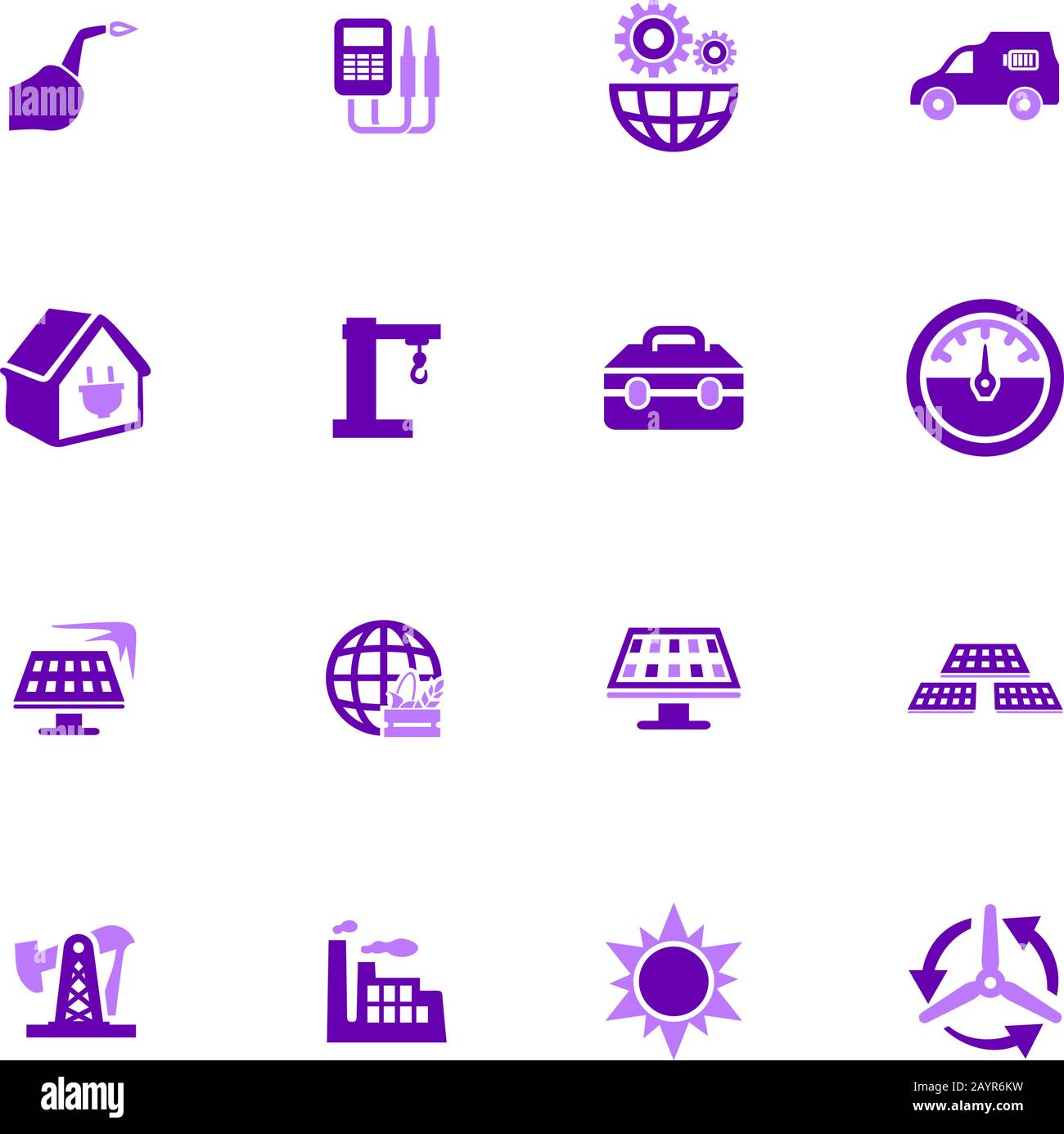 Alternative energy icons set Stock Vector Image & Art - Alamy