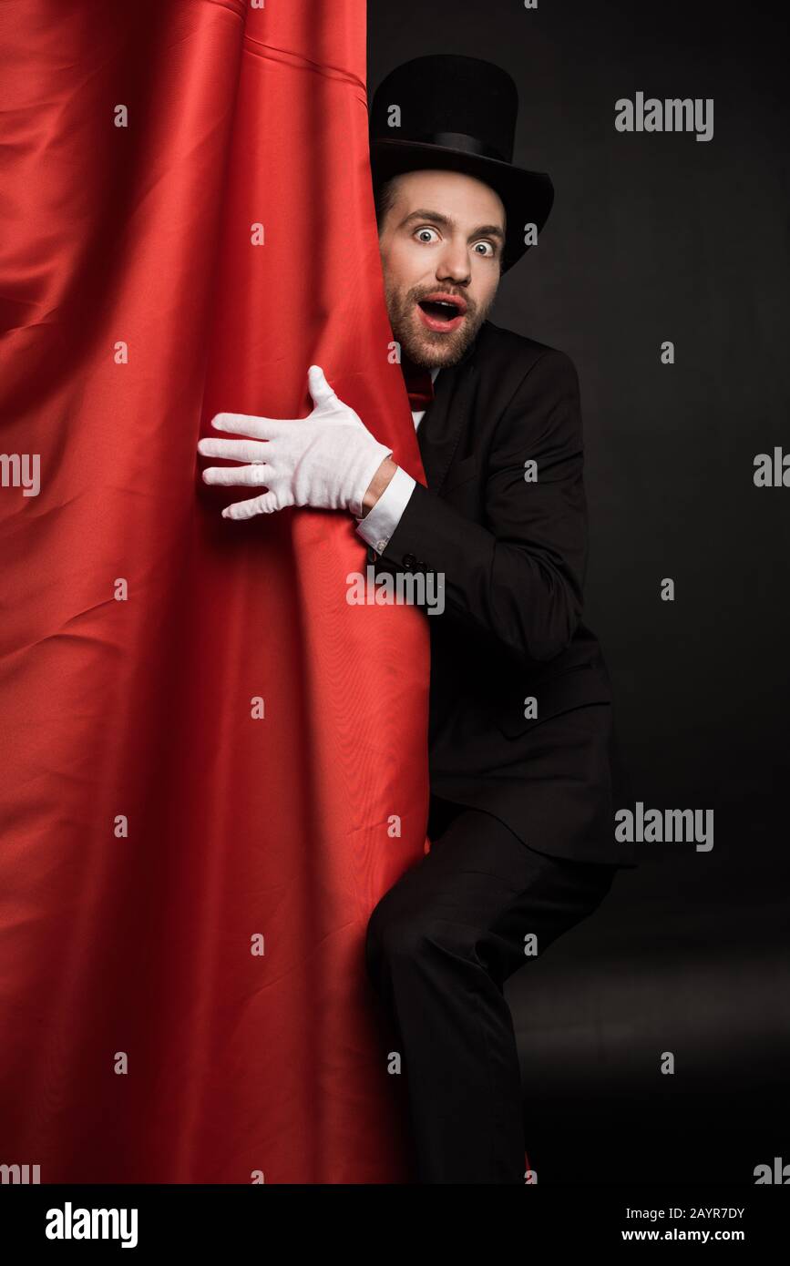 Magician surprised hi-res stock photography and images - Alamy