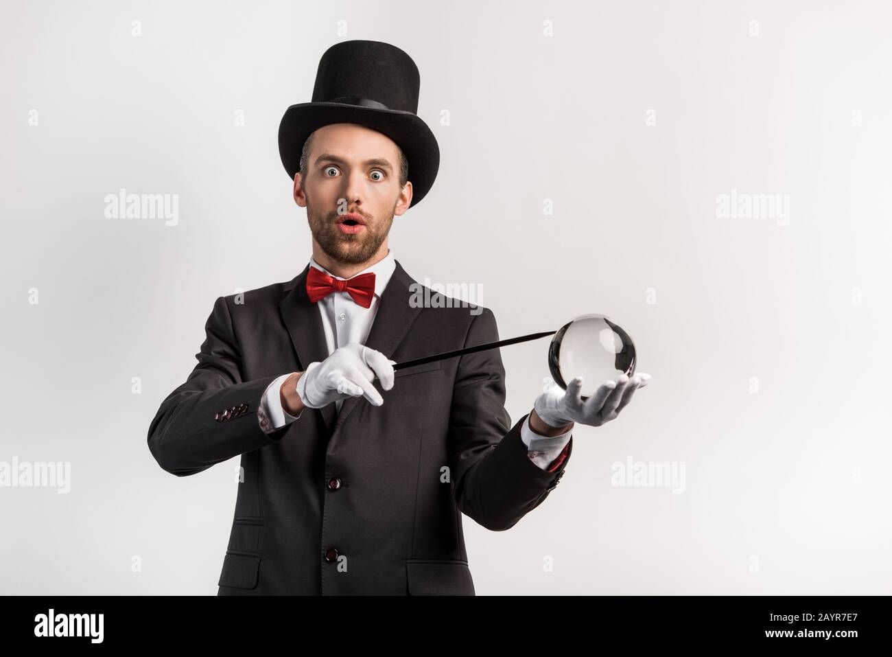 Magician Surprised High Resolution Stock Photography and Images - Alamy