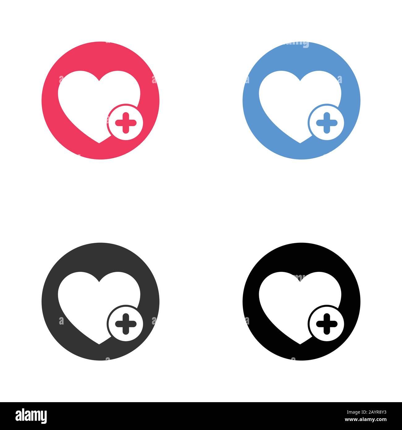 Favorites icon with plus symbol. Favorite icon, heart add plus sign ...