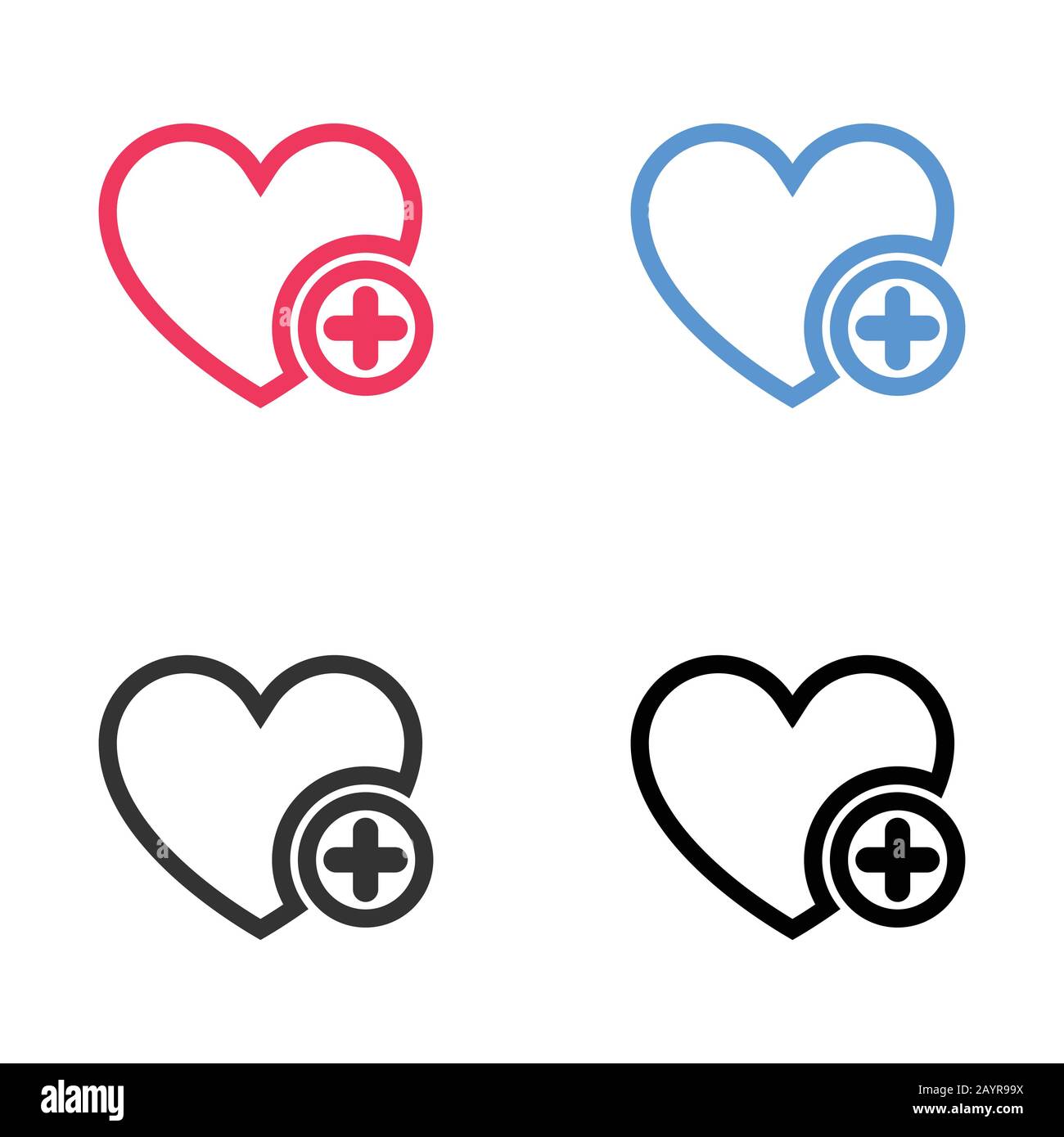 Favorites icon with plus symbol. Favorite icon, heart add plus sign ...