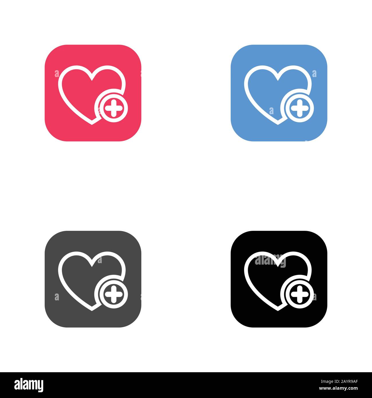 Favorites icon with plus symbol. Favorite icon, heart add plus sign ...