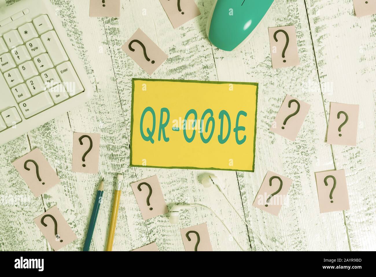 Text sign showing Qr Code. Business photo showcasing the trademark for ...