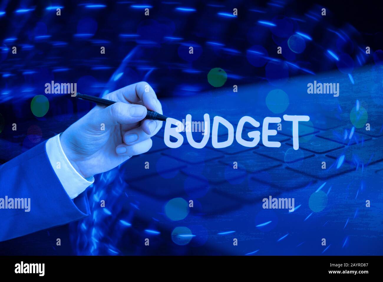 Handwriting text writing Budget. Conceptual photo an estimate of income ...