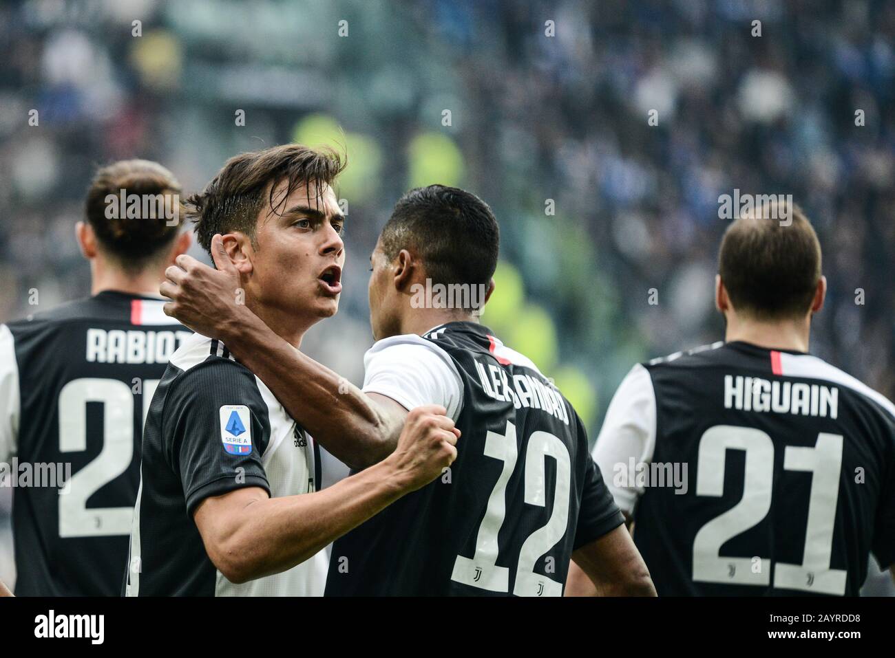 Paulo Dybala of Juventus FC celebrates after the goal of 1-0 during the ...