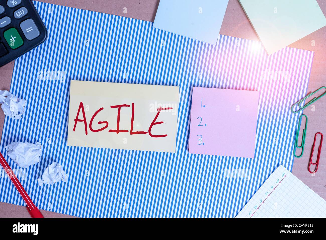 Conceptual hand writing showing Agile. Concept meaning particular ...