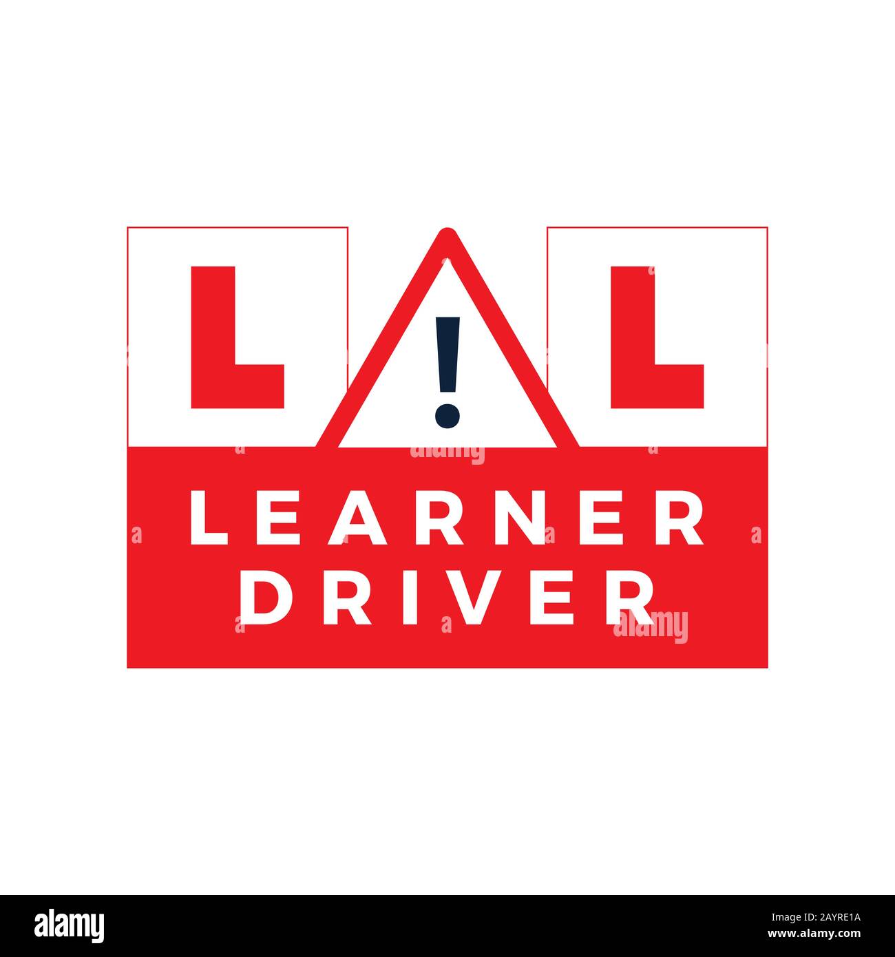 Learner driver notice hi-res stock photography and images - Alamy