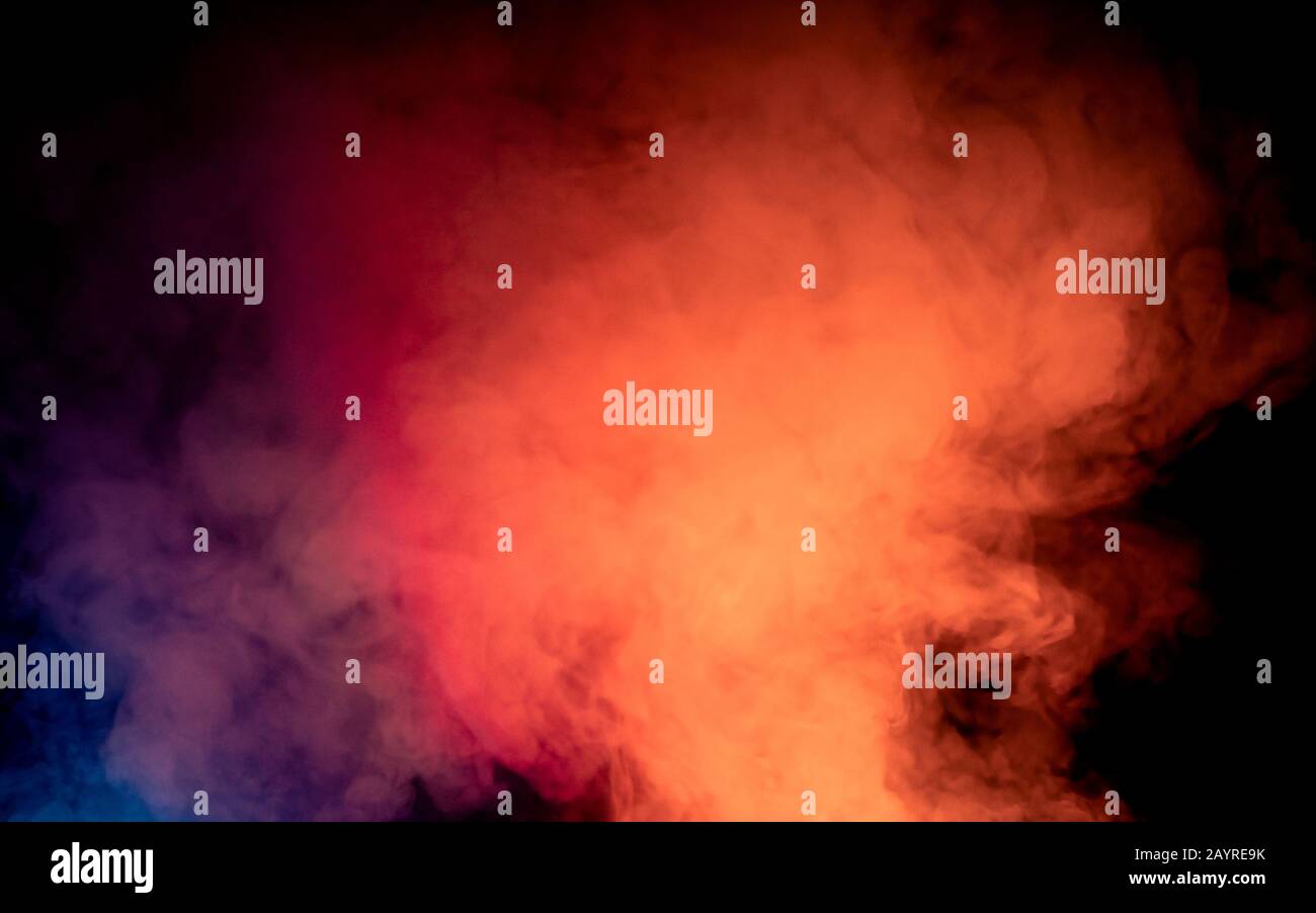 A colorful smoke with a lot of different colors Stock Photo - Alamy