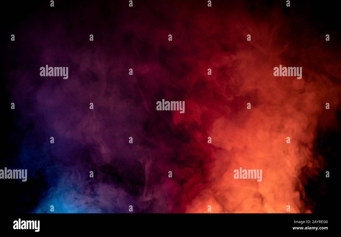 A colorful smoke with a lot of different colors Stock Photo - Alamy