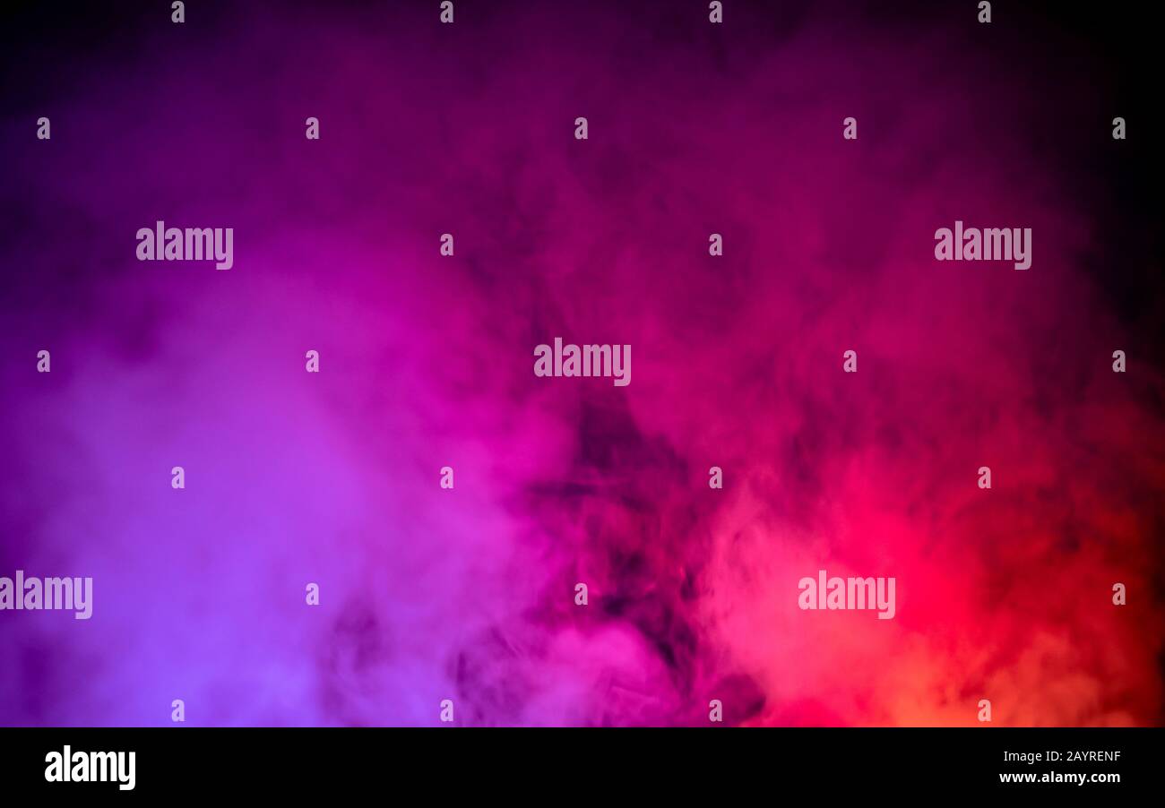 A colorful smoke with a lot of different colors Stock Photo - Alamy