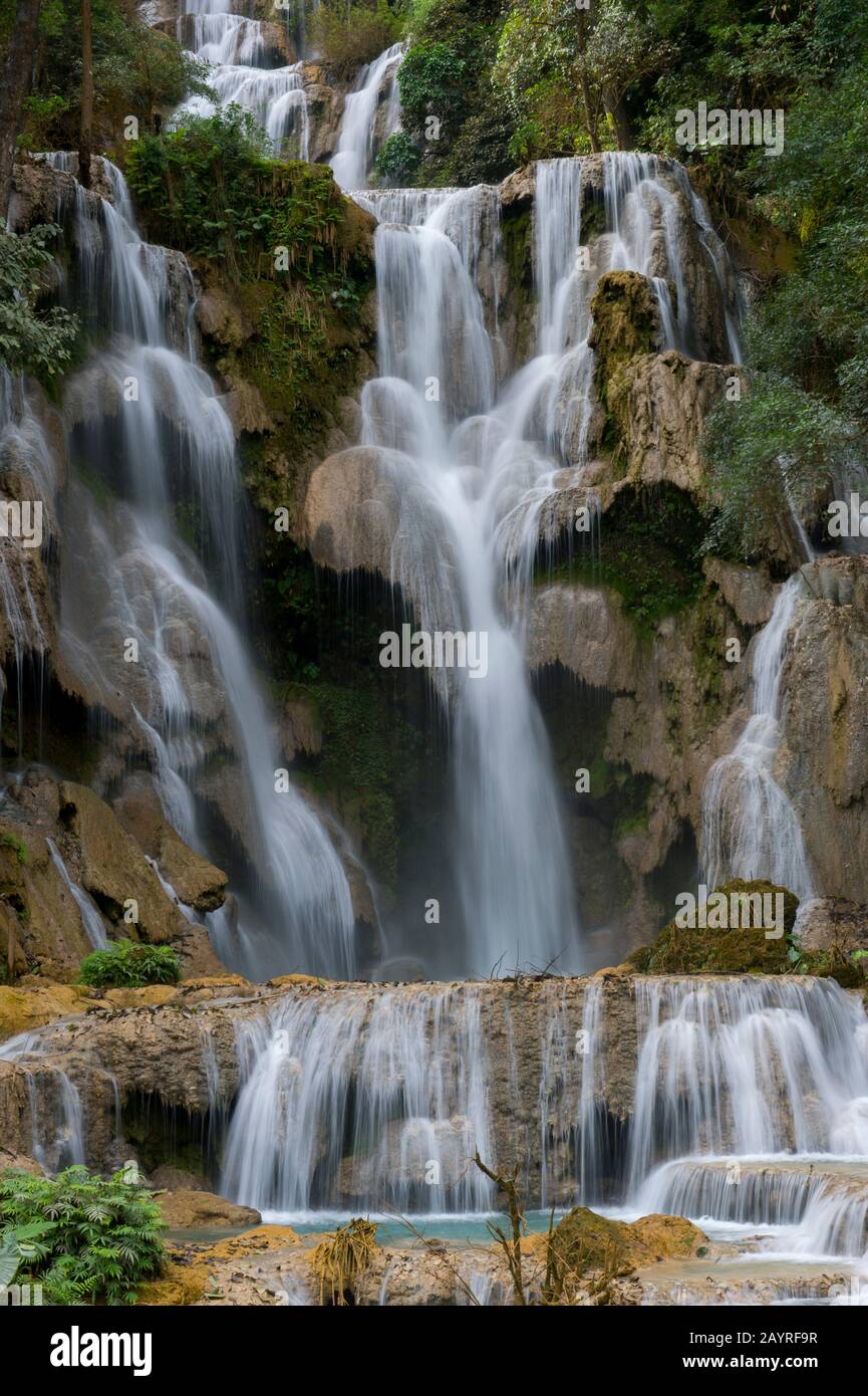 Luang prabang laos waterfall hi-res stock photography and images - Alamy