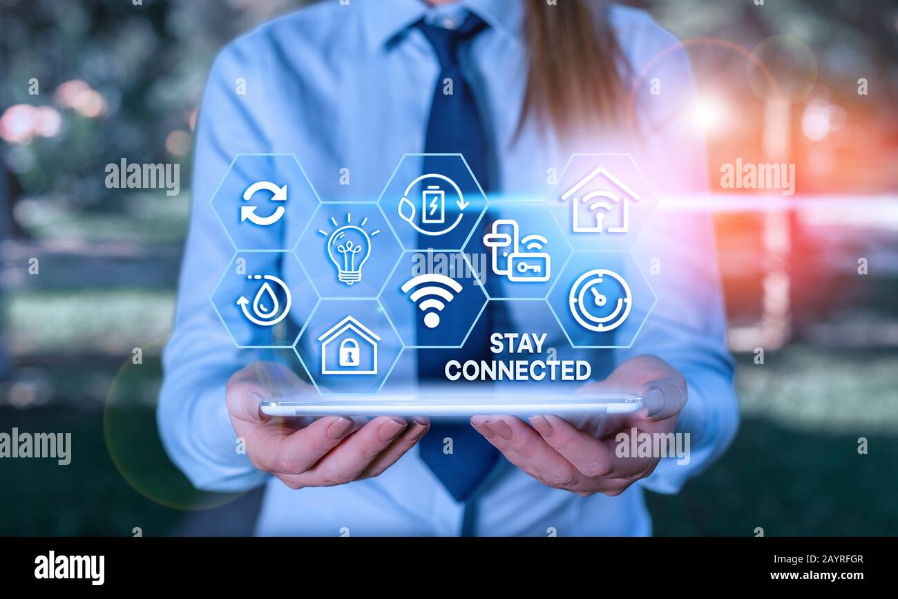 Stay in touch word hi-res stock photography and images - Alamy