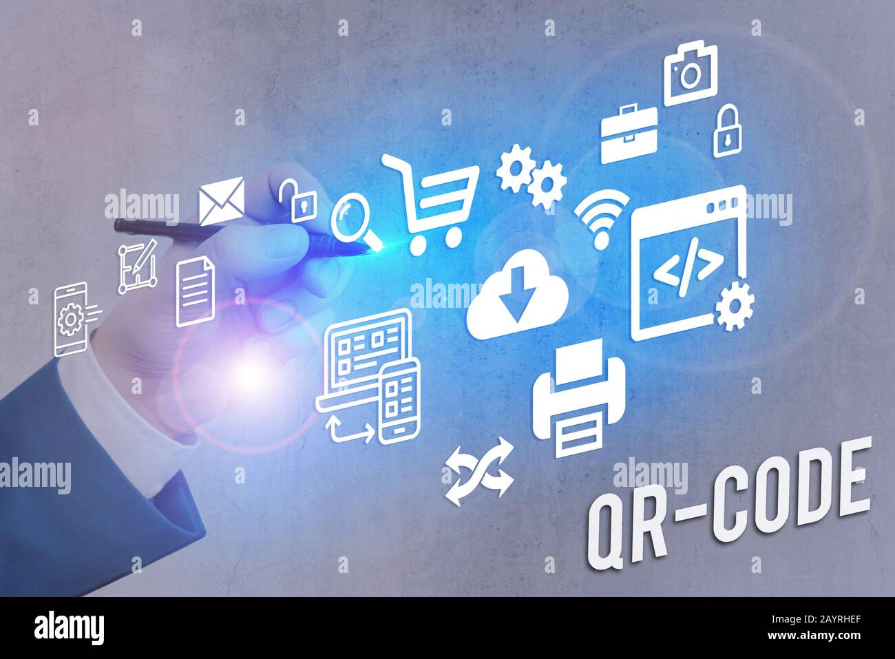 Quick response code qr code type hi-res stock photography and images ...