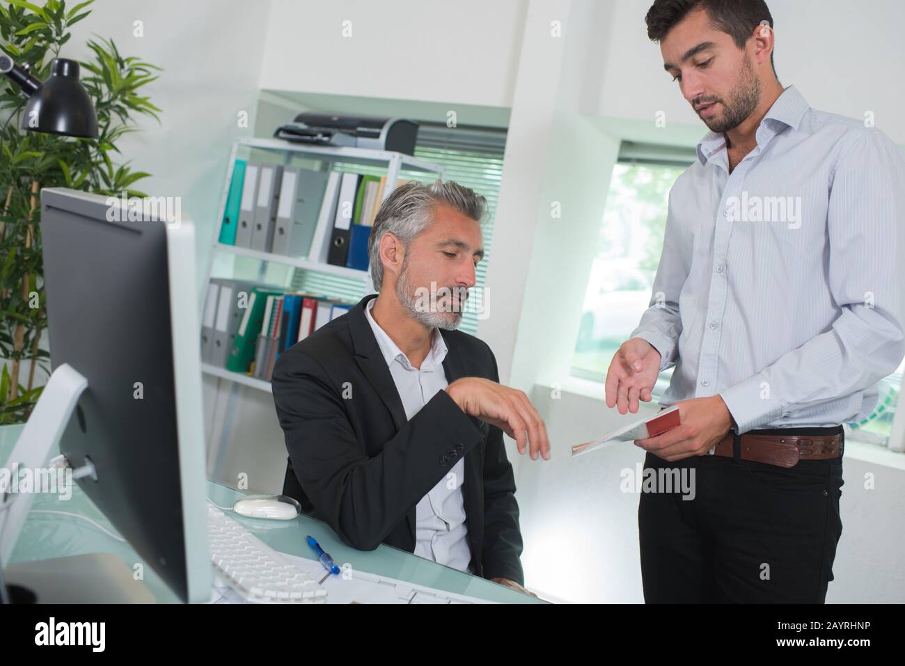 young frustrated intern with bad work results Stock Photo - Alamy