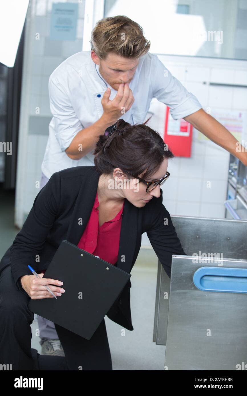 checking the kitchen Stock Photo - Alamy