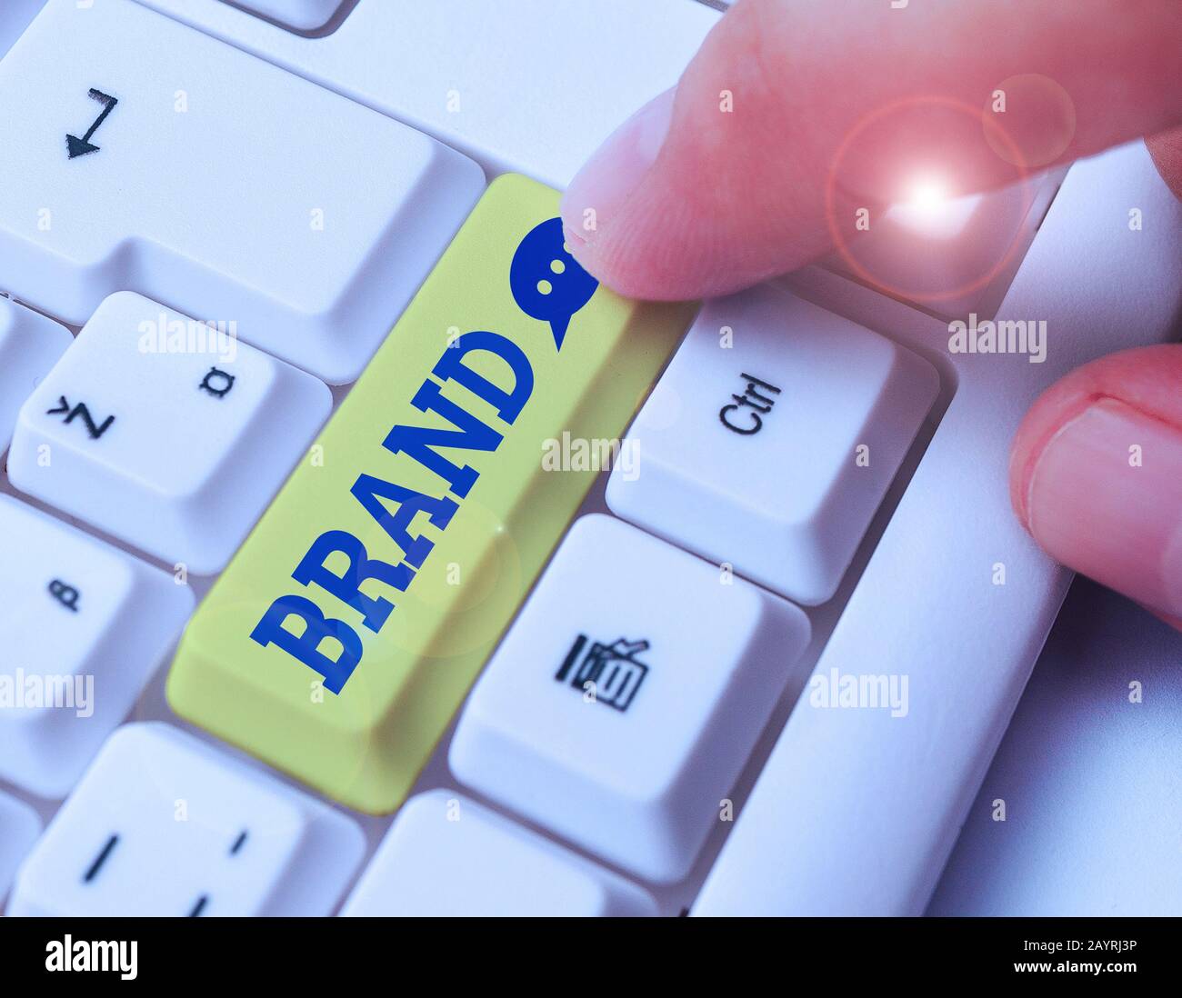 Text sign showing Brand. Business photo text Type of product ...