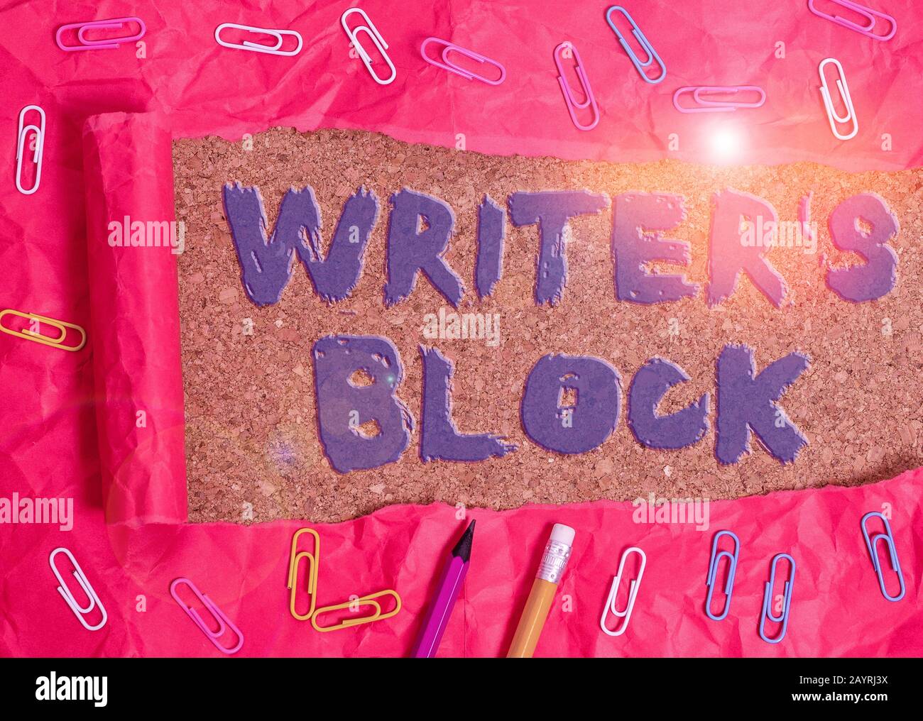 Writing Note Showing Writer S Is Block Business Concept For Condition Of Being Unable To Make A