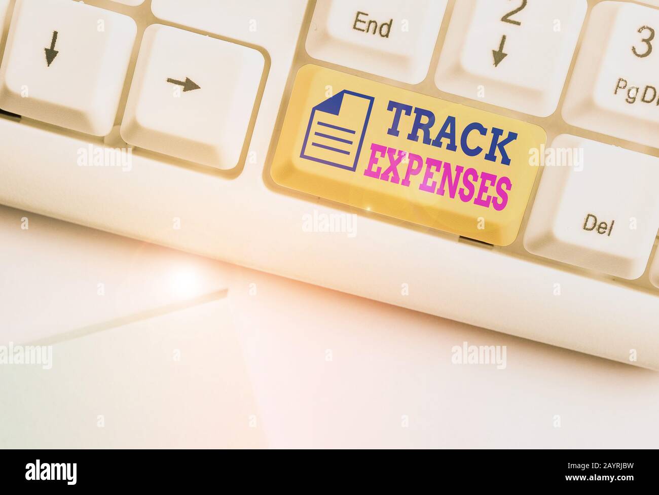 Word writing text Track Expenses. Business photo showcasing keep a ...