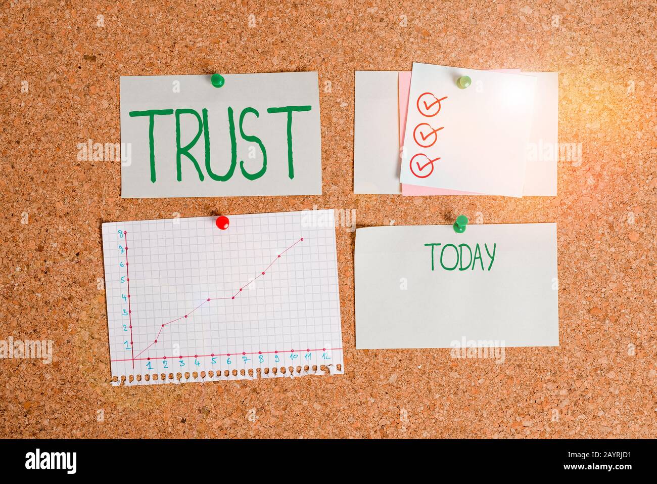 Handwriting text Trust. Conceptual photo firm belief in reliability ...