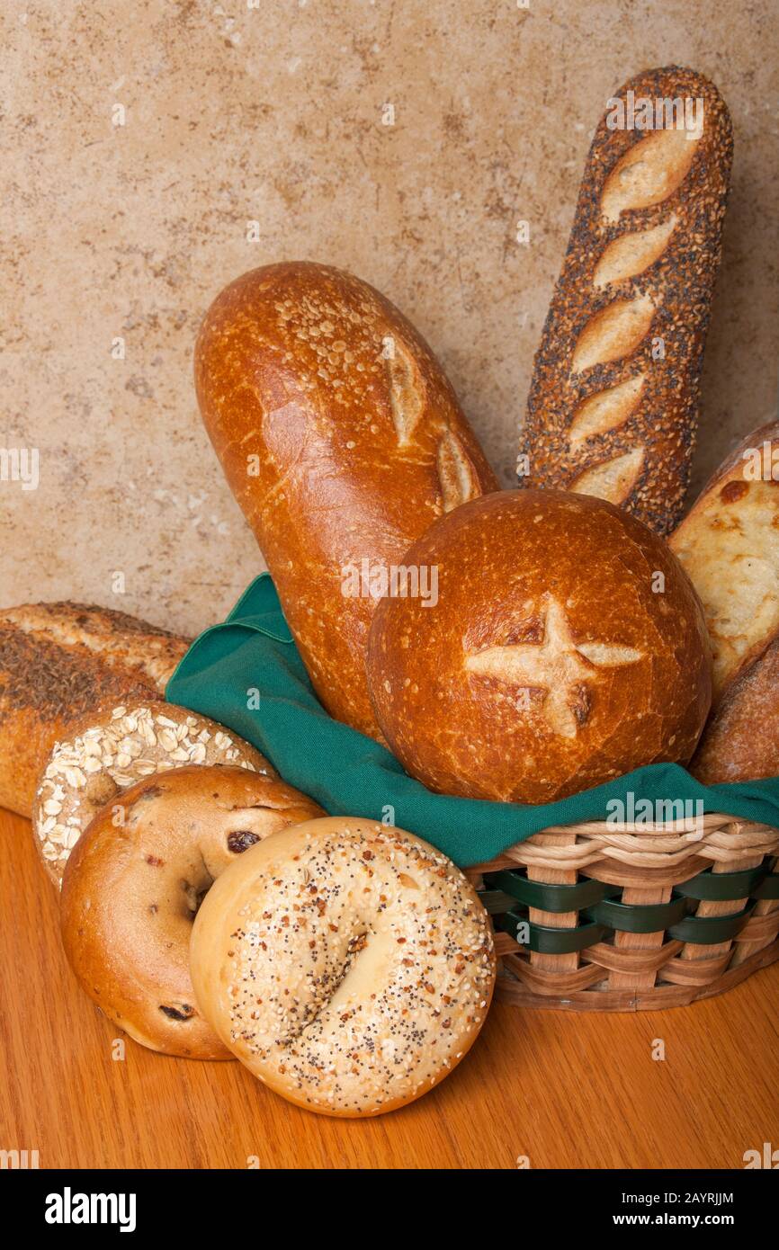 Three loaves different varieties sizes hi-res stock photography and ...