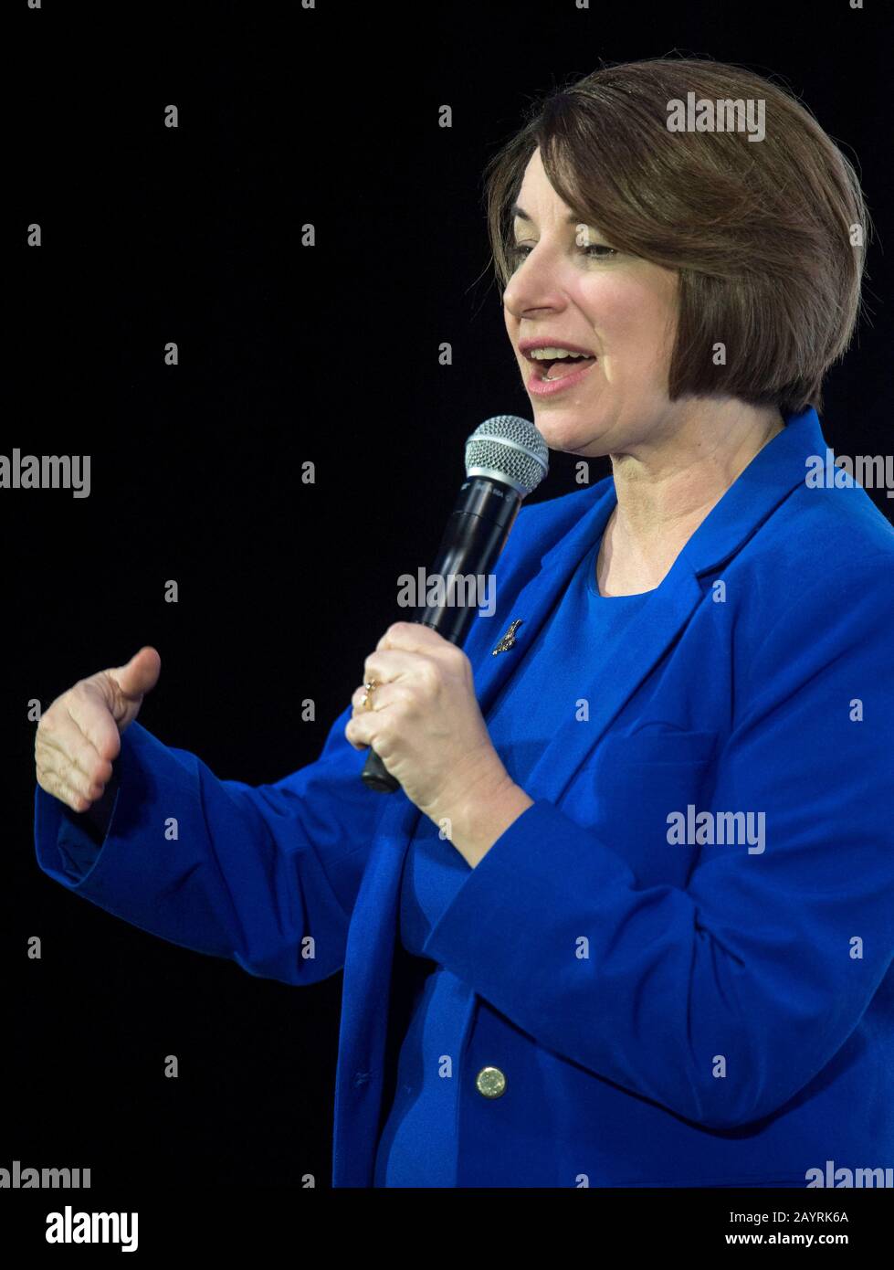 Las Vegas, Nevada, USA. 16th Feb, 2020. U.S. Senator AMY KLOBUCHAR (D ...
