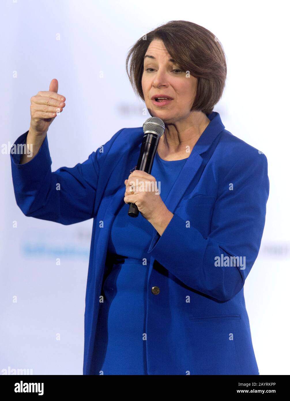 Las Vegas, Nevada, USA. 16th Feb, 2020. U.S. Senator AMY KLOBUCHAR (D ...