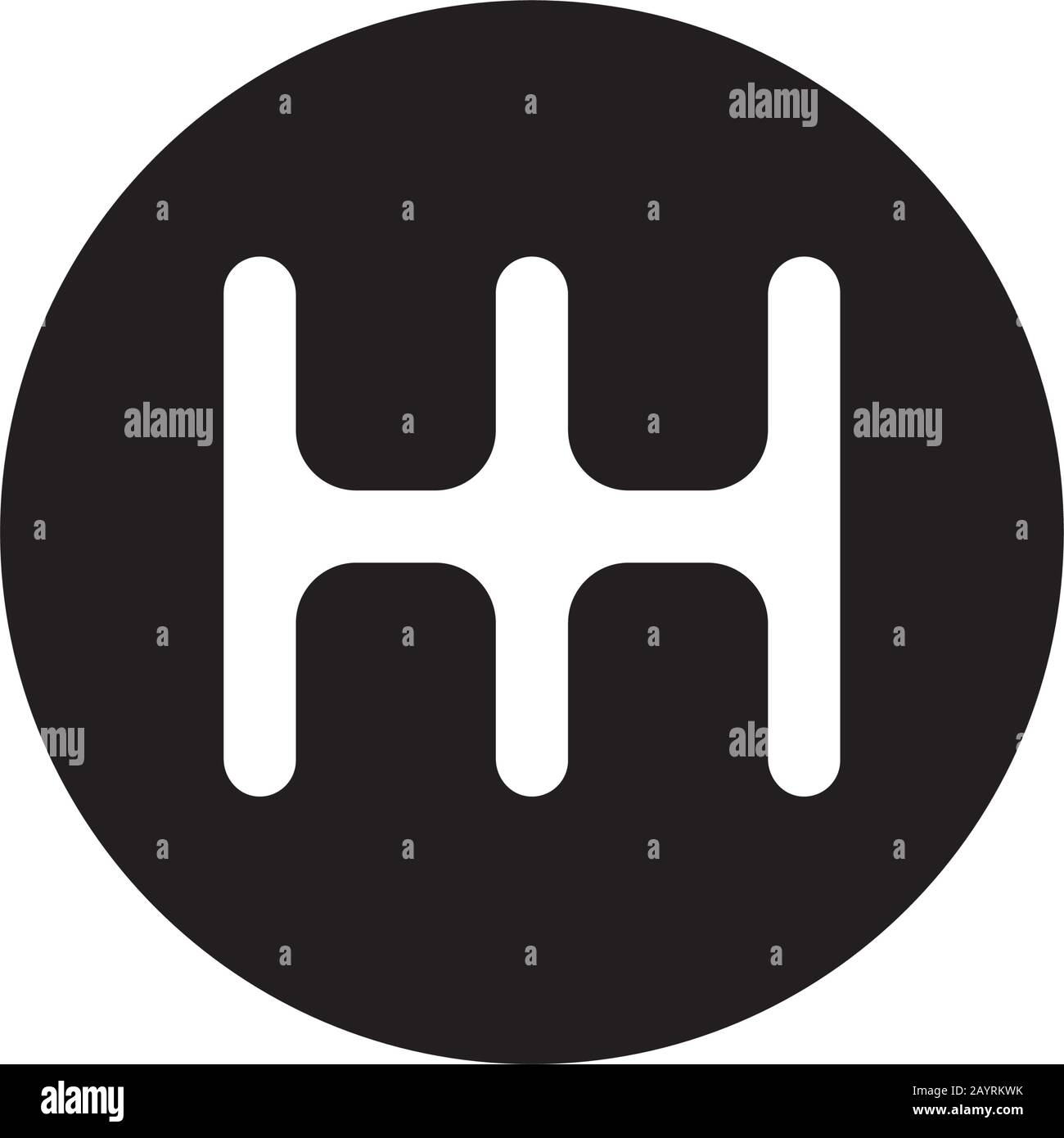 Black manual transmission Stock Vector Images - Alamy