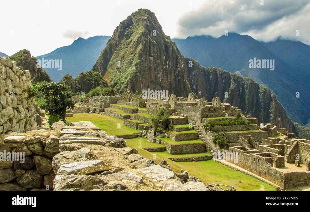 Huayna picchu view from hi-res stock photography and images - Alamy