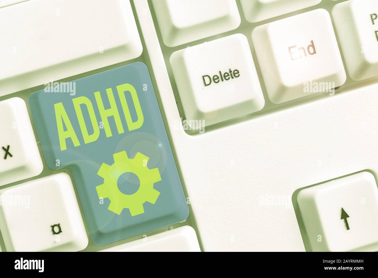 Conceptual hand writing showing Adhd. Concept meaning Mental health ...