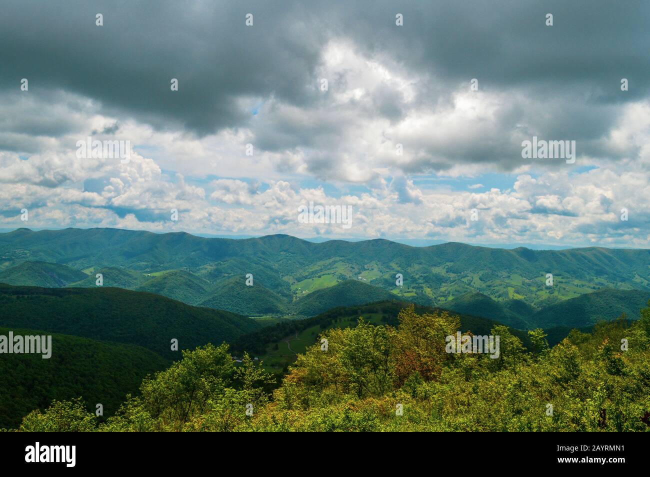 West Virginia Mountains Stock Photo - Alamy