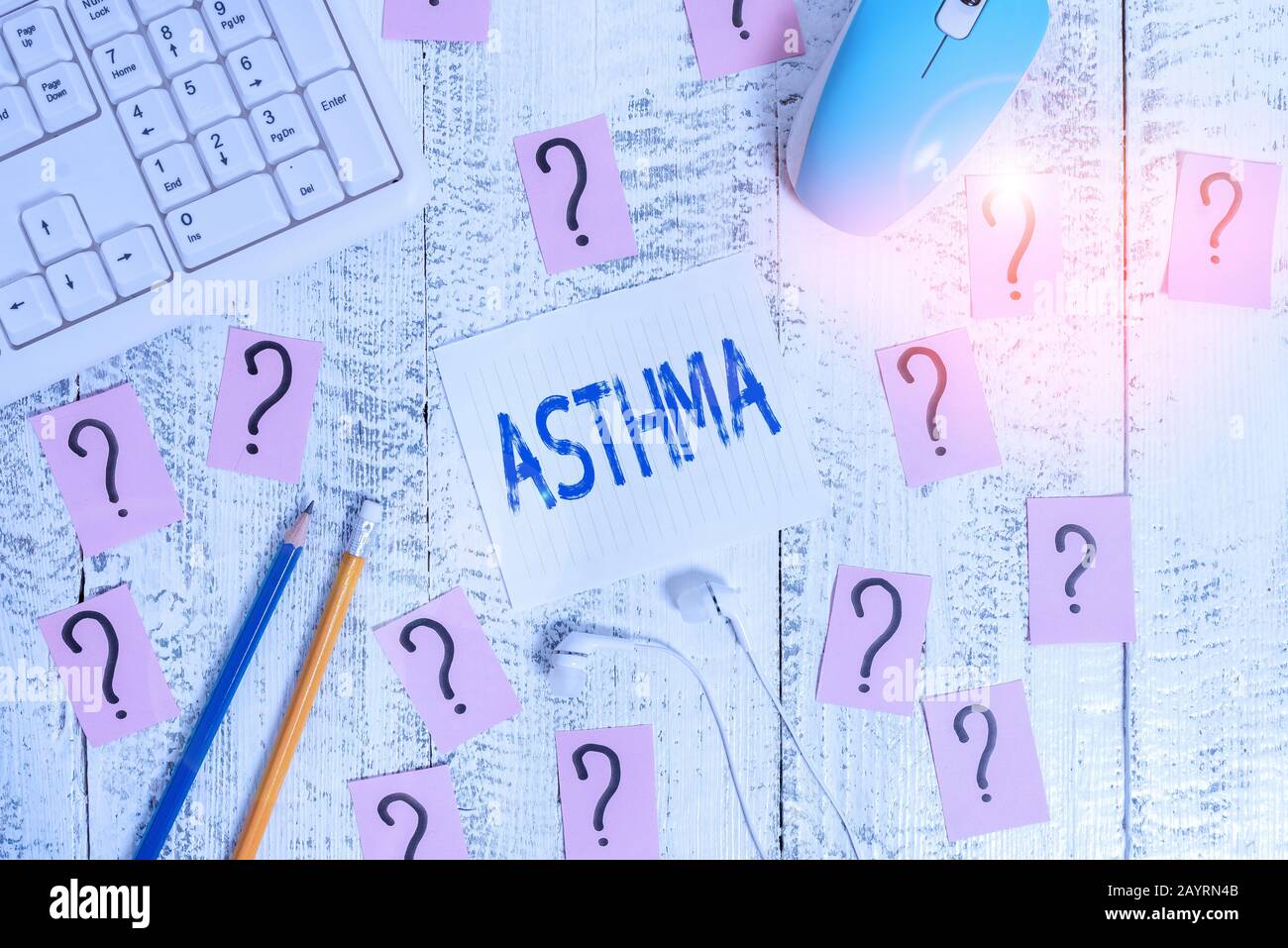 Conceptual hand writing showing Asthma. Concept meaning Respiratory ...