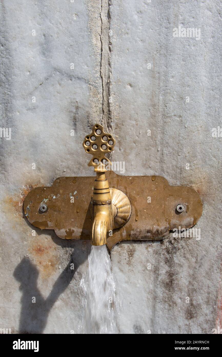 Turkish Ottoman style water tap examples Stock Photo - Alamy