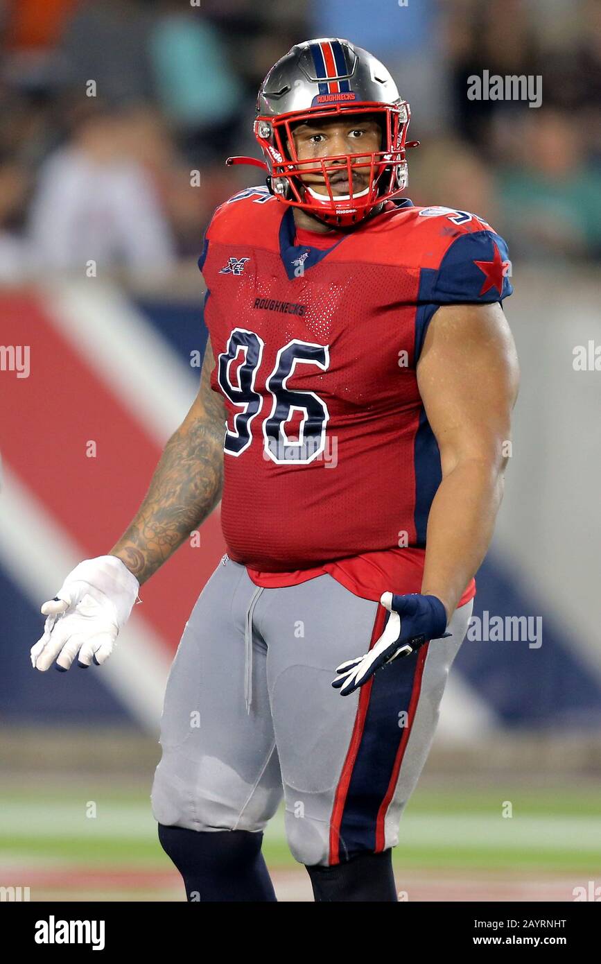 Houston, Texas, USA. 16th Feb, 2020. Houston Roughnecks defensive ...