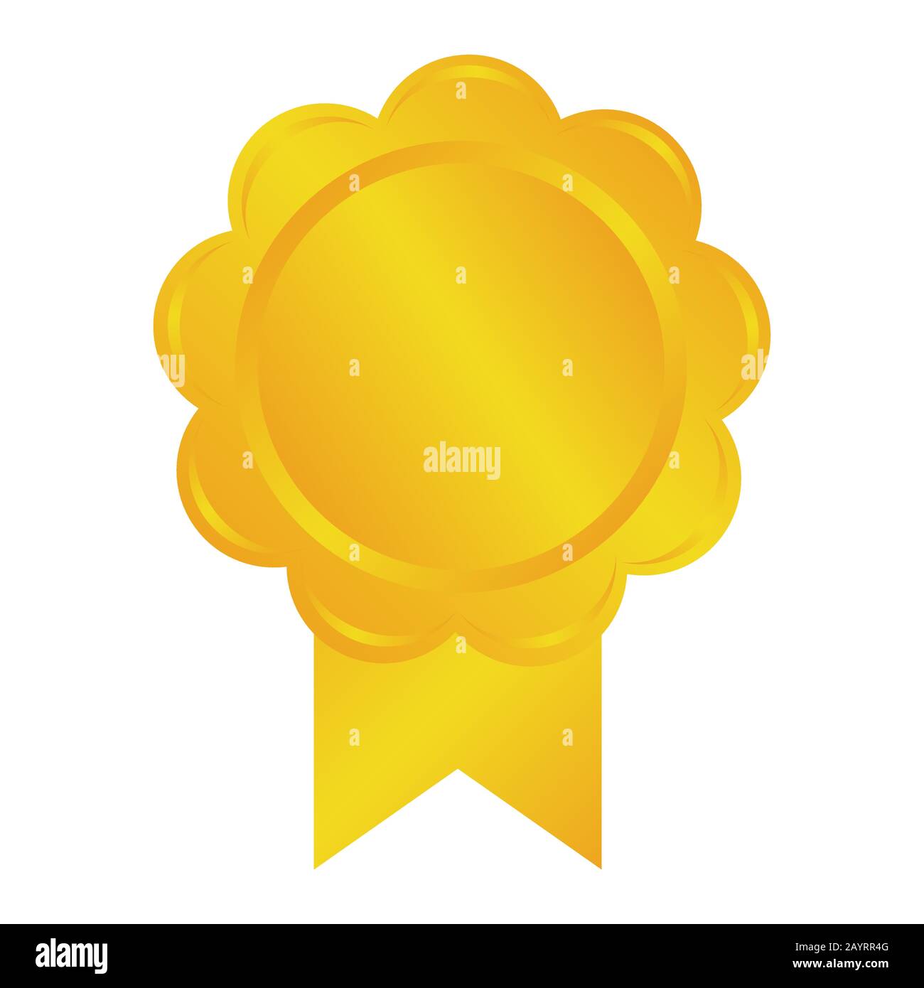 Gold medal icon illustration Stock Vector Image & Art - Alamy