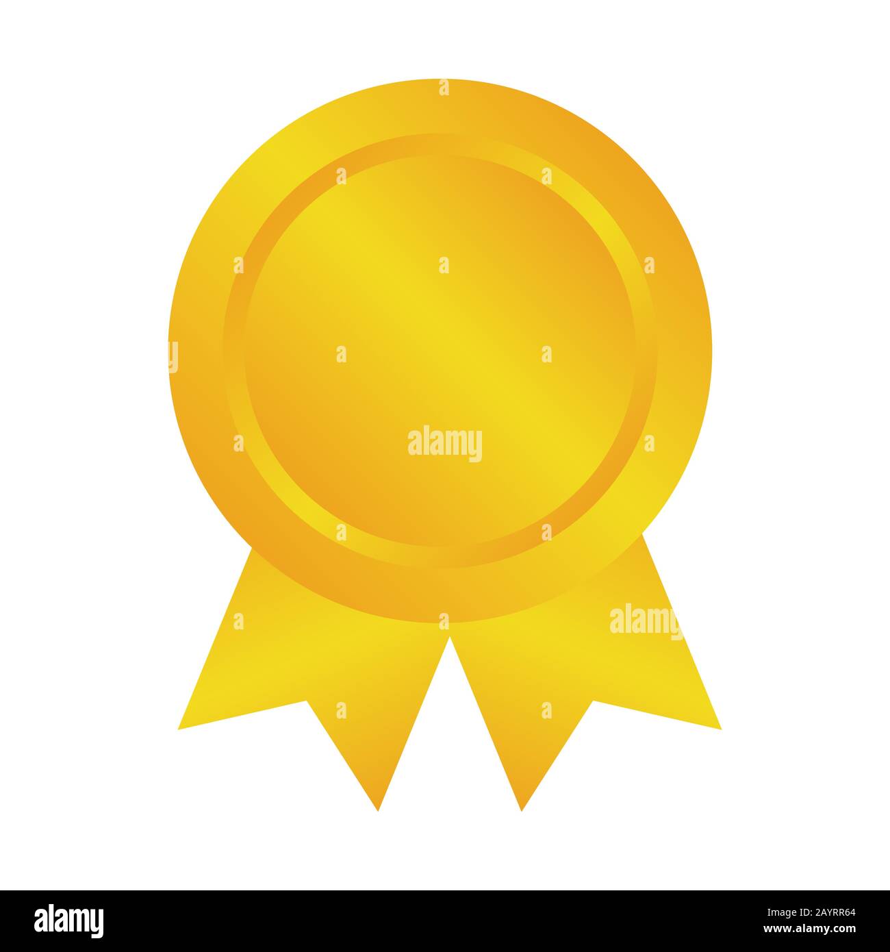 Gold medal icon illustration Stock Vector Image & Art - Alamy